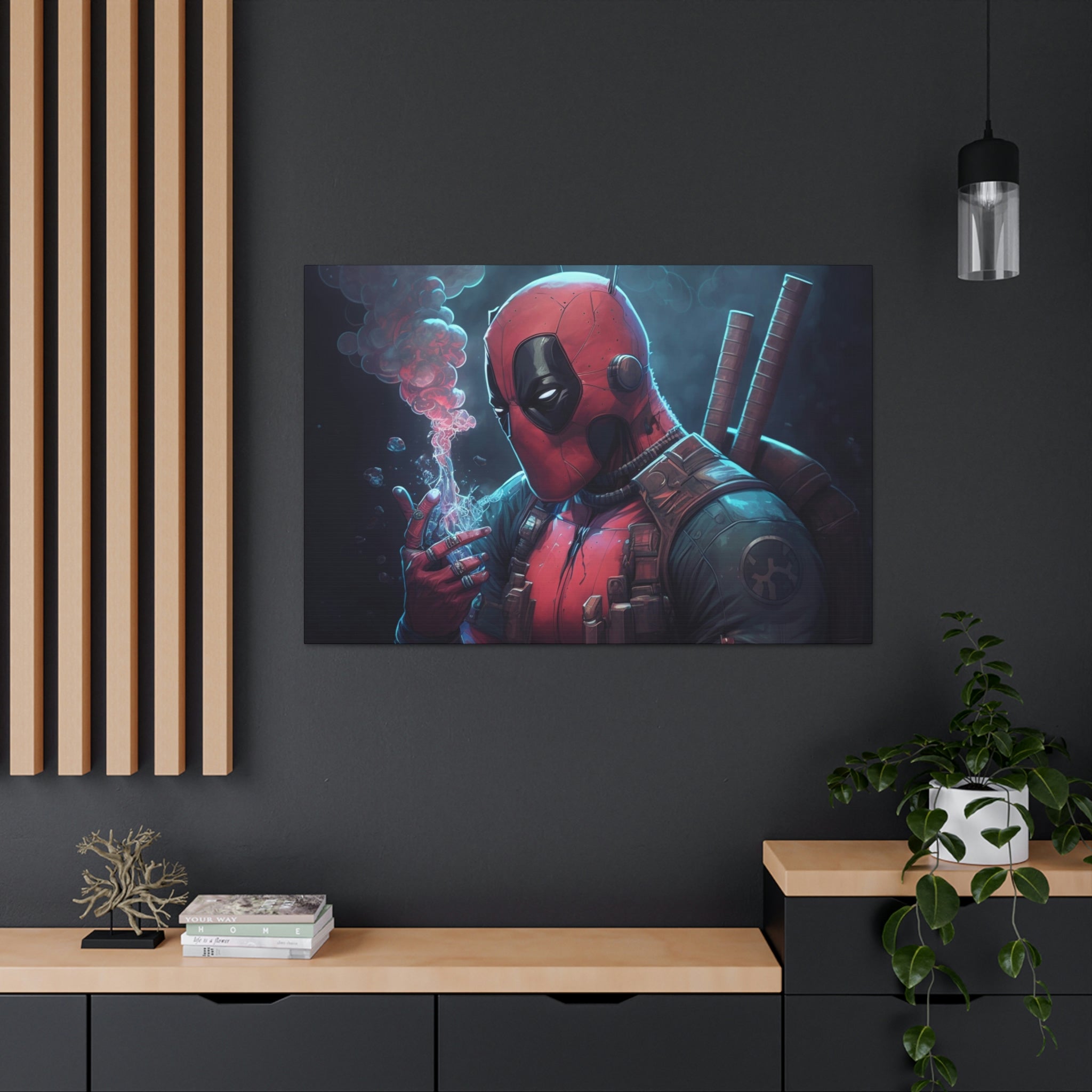 Highpool: Deadpool's Cannabis Canvas Gallery Wraps – Kosmic Garden Store